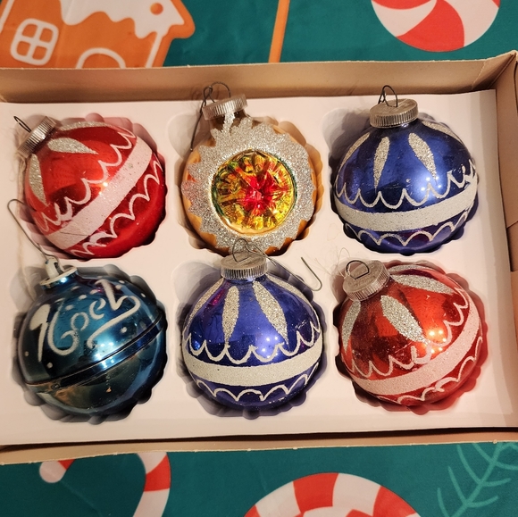 Holiday Vintage Midcentury Christmas Ornaments Poshmark